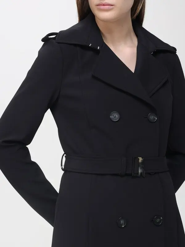 Patrizia Pepe Double-breasted Nylon Trench Coat
