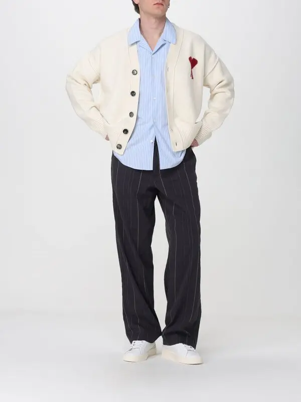 AMI Paris Striped Cotton Shirt