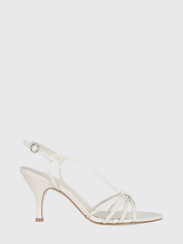 AeydĒ Solange Patent Leather Slingback Stiletto Sandals
