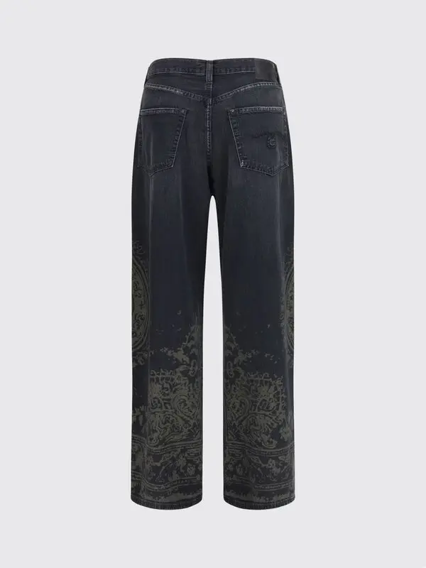 R13 Wide-leg Jeans In Used-effect Denim