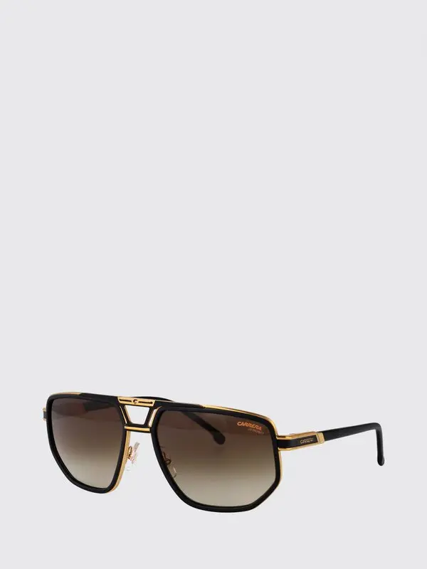 Carrera Eyewear Rectangular Metal Aviator Sunglasses With Double Bridge - Black