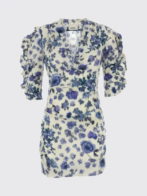 Isabel Marant Étoile Doris Dress In Printed Stretch Silk