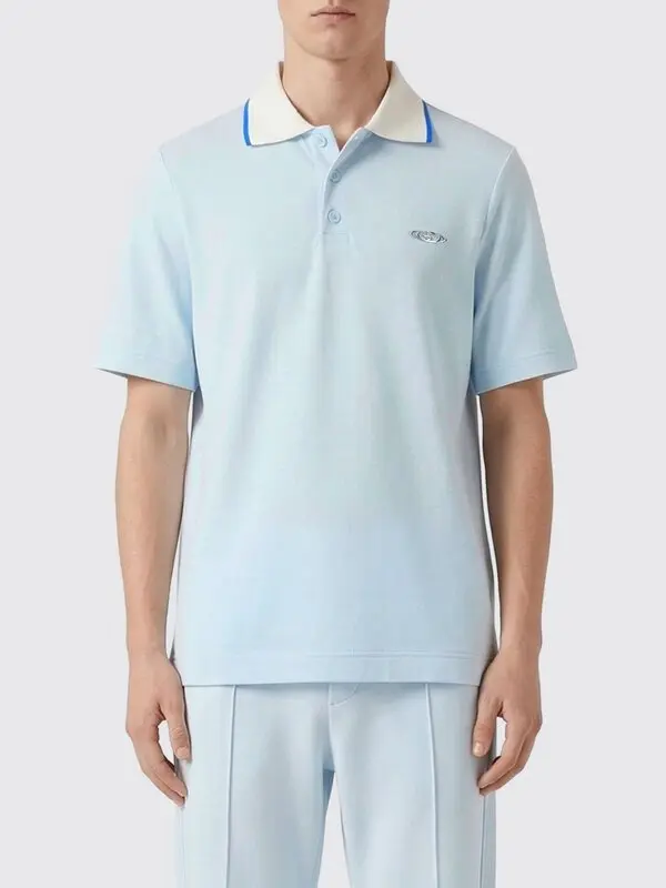 Casablanca Logo Cotton Blend Polo Shirt