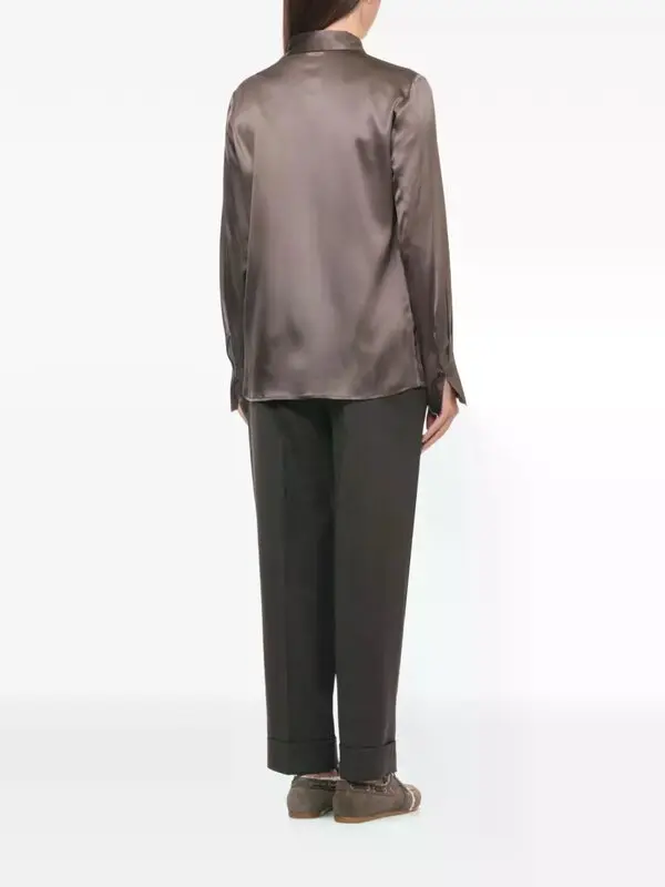 Peserico Satin Finish Long-sleeve Shirt