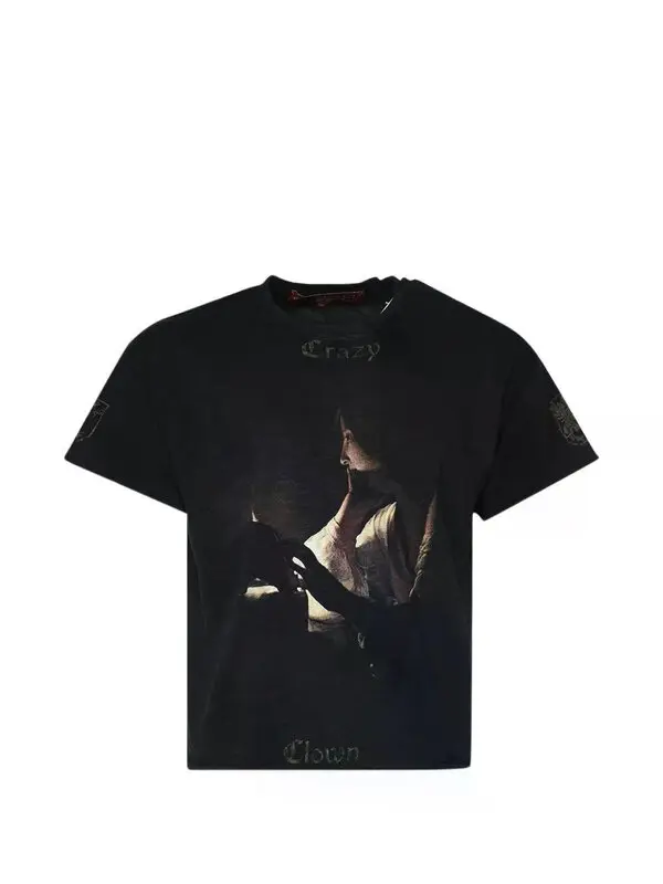 CRAZY CLOWN L.A. Georges De La Tour-print T-shirt