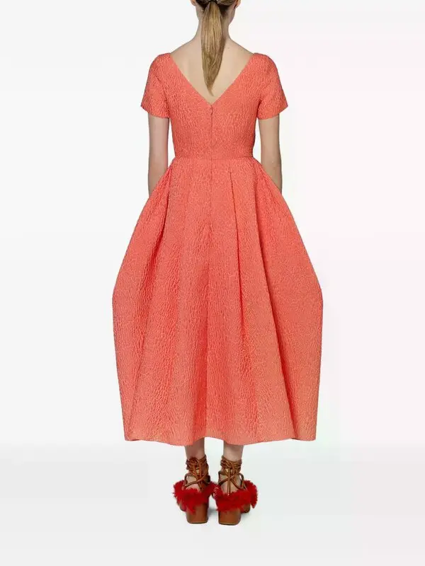 ROKSANDA Vaela Textured-finish Midi Dress