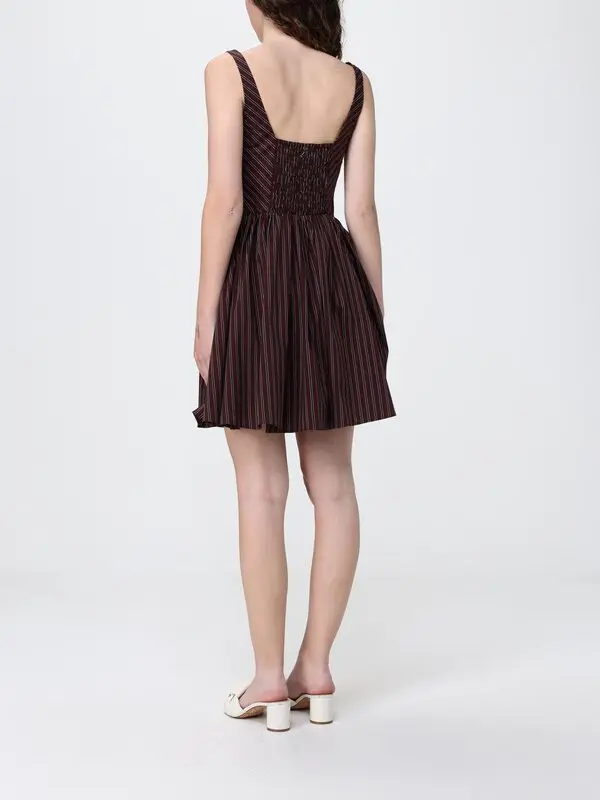 Patrizia Pepe Striped Cotton Mini Dress