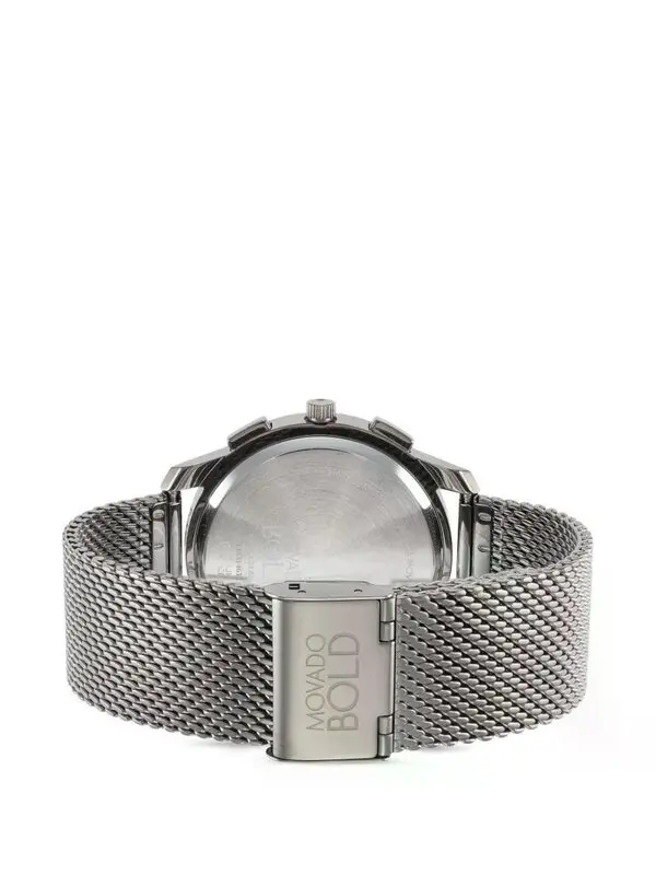Movado Chronograph Watch With Mesh-effect Bracelet