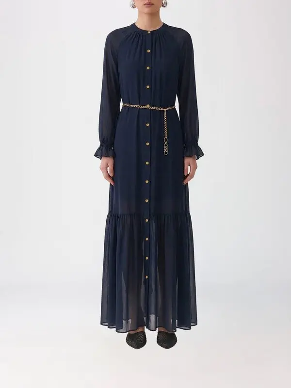 Michael Kors Georgette Dress With Belt