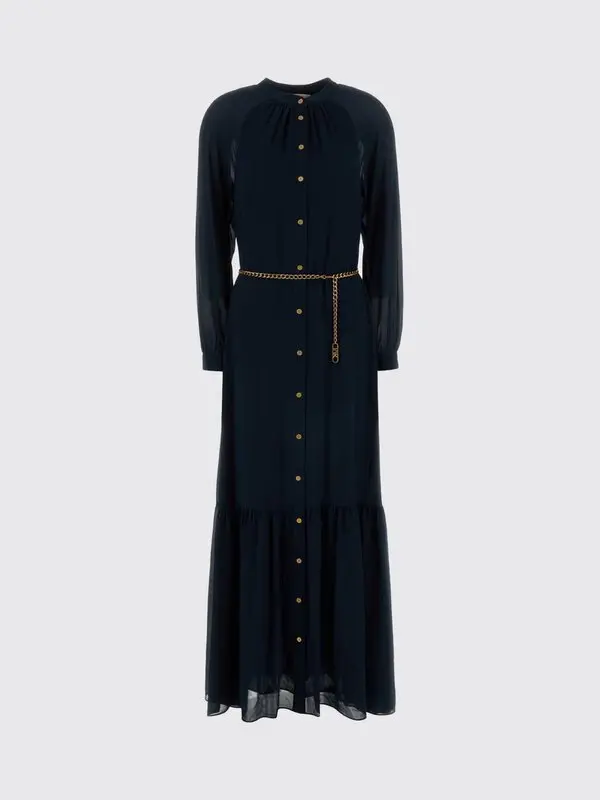 Michael Kors Georgette Dress With Belt