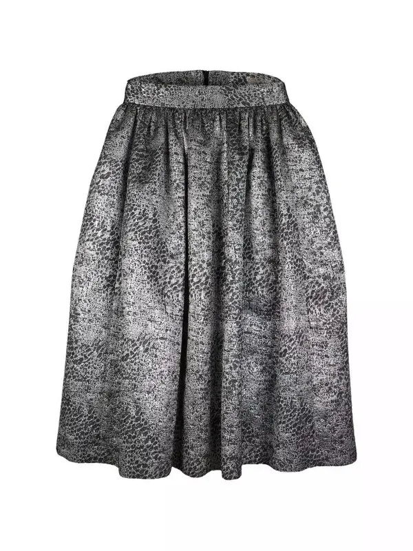 Giambattista Valli Puff Midi Skirt - Silver