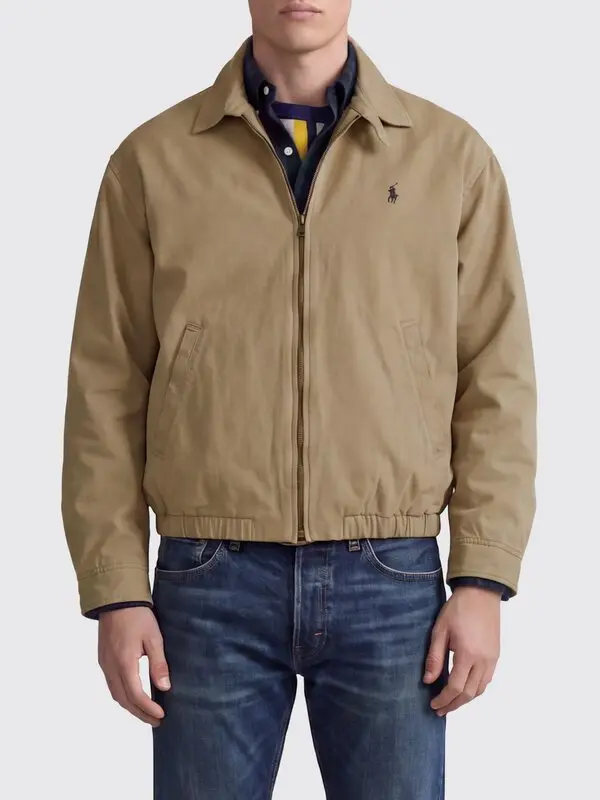 Polo Ralph Lauren Cotton Shirt Jacket With Embroidered Logo