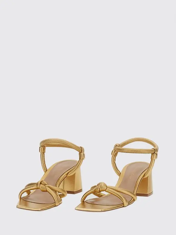 GIANVITO ROSSI Juno Laminated Nappa Sandal