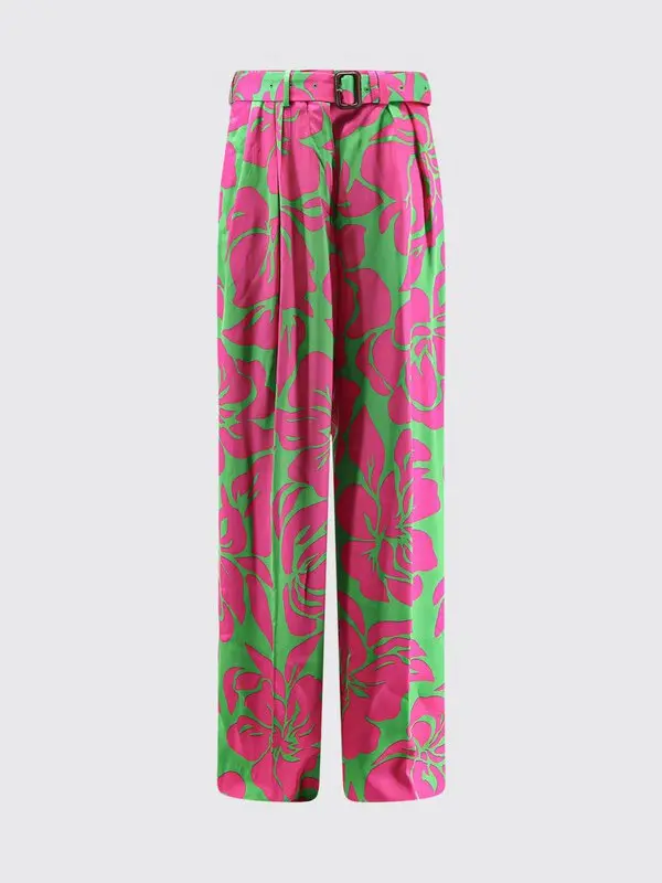 Dries Van Noten High-waisted Floral Print Palazzo Pants