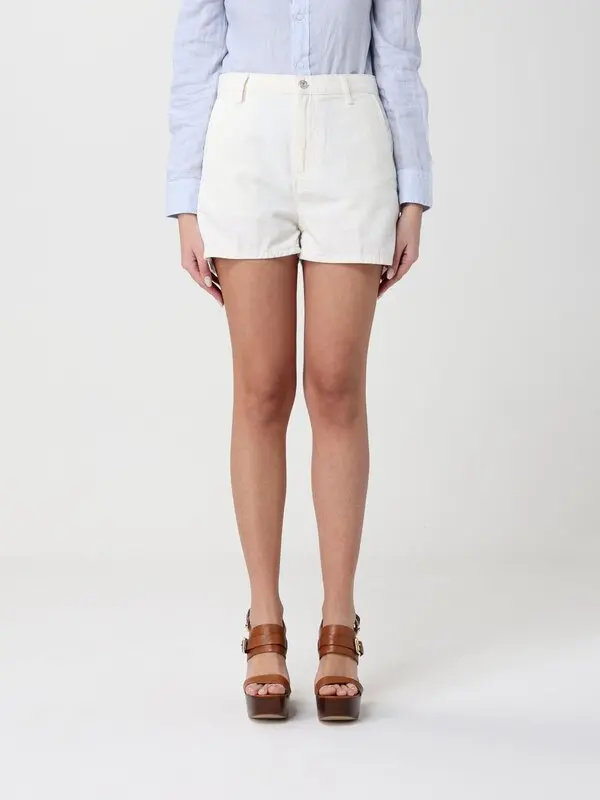 7 For All Mankind Cotton Denim Shorts