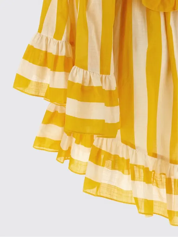 Zimmermann Striped Cotton Mini Dress