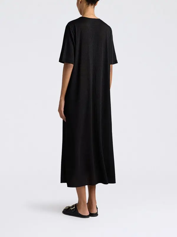 Momoni Lurex Jersey Midi Dress