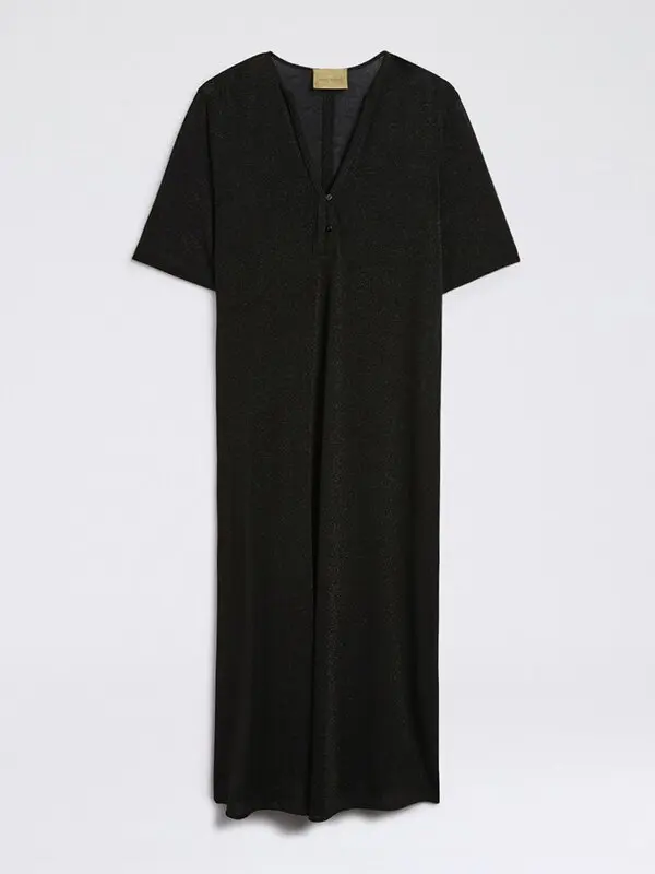 Momoni Lurex Jersey Midi Dress