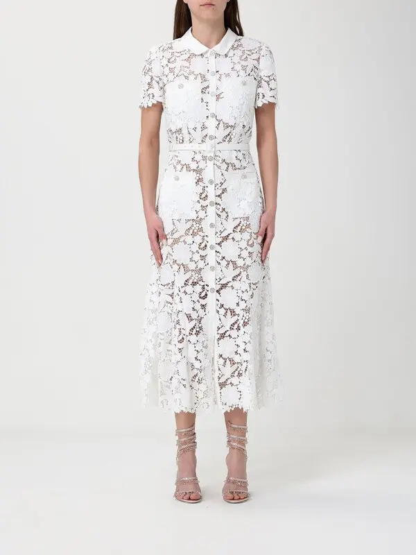 SELF-PORTRAIT Lace Chemisier Dress
