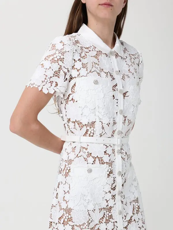 SELF-PORTRAIT Lace Chemisier Dress