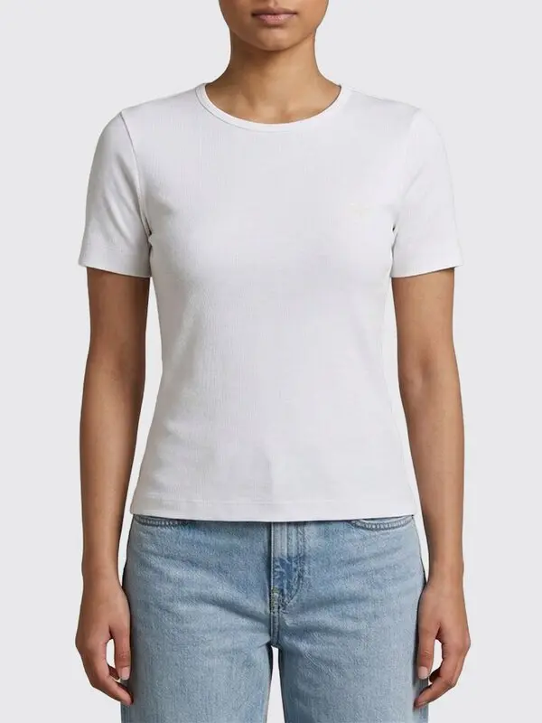GANNI Organic Cotton T-shirt - White