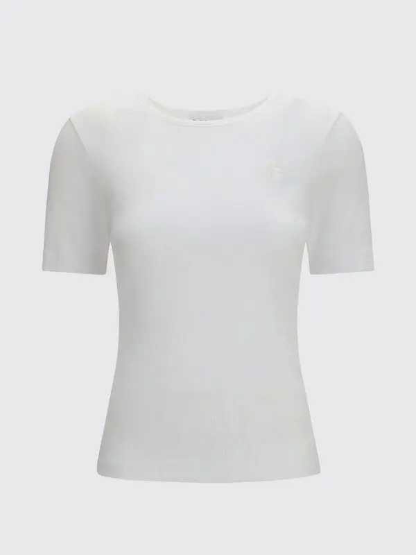 GANNI Organic Cotton T-shirt - White