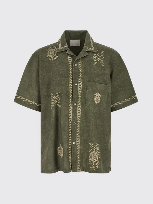 Isabel Marant Étoile Zekim Embroidered Cotton Shirt