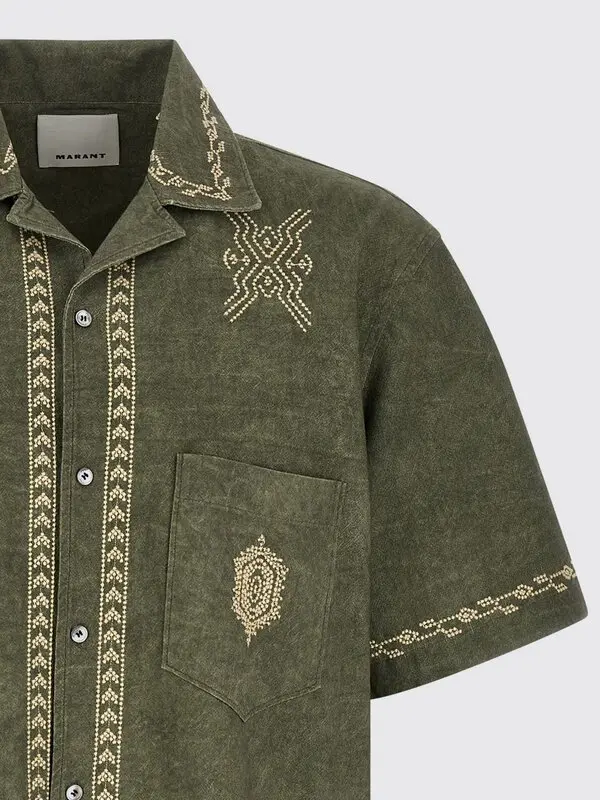 Isabel Marant Étoile Zekim Embroidered Cotton Shirt