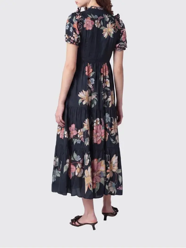 Farm Rio Cotton Blend Midi Dress