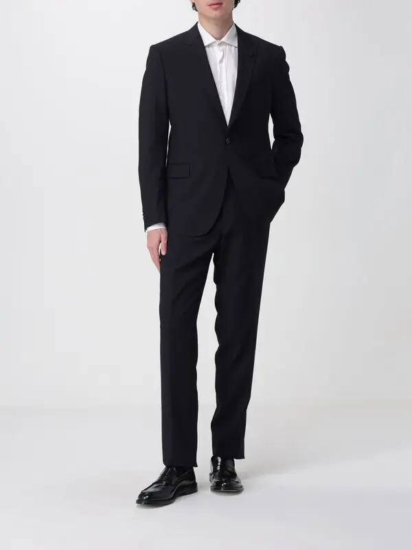 LARDINI Single Breasted Suit In Wool Blend