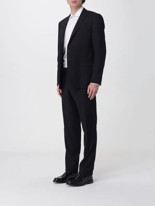 LARDINI Single Breasted Suit In Wool Blend