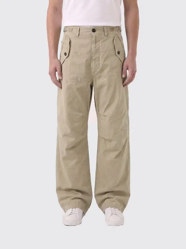 Dsquared2 Cotton Wide Leg Trousers