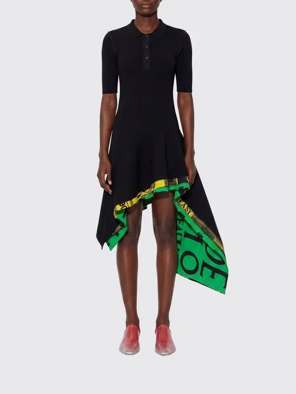 Loewe Viscose Blend Asymmetric Dress