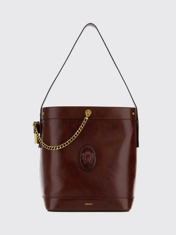 Versace Pivot Leather Bag
