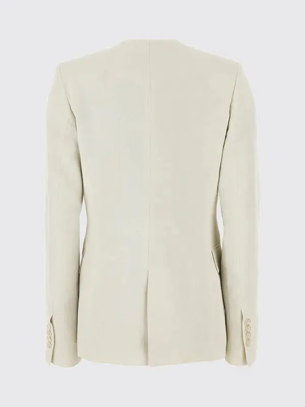 UMA WANG Single-breasted Linen Blend Blazer