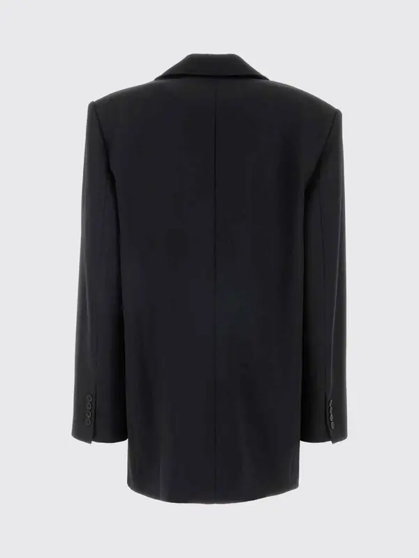 Attico Single-breasted Virgin Wool Blazer