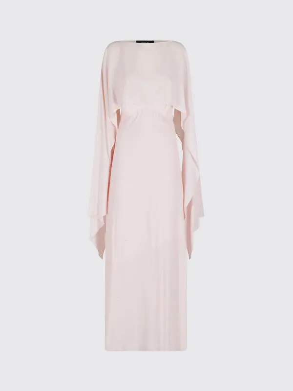 Federica Tosi Chiffon Dress With Cape