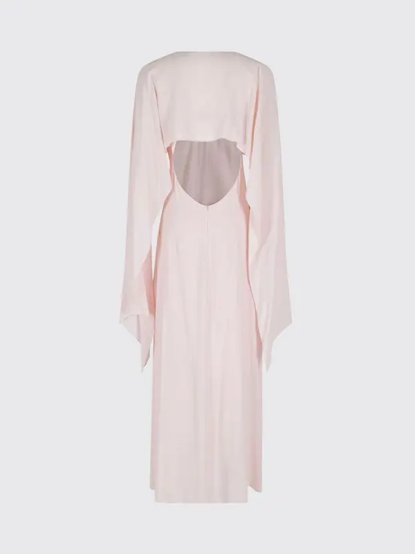 Federica Tosi Chiffon Dress With Cape