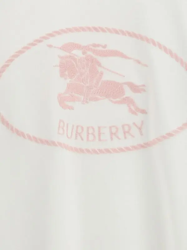 Burberry Cotton T-shirts With Logo