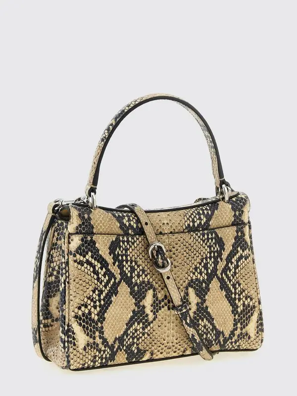 Balenciaga Rodeo Python Print Leather Bag