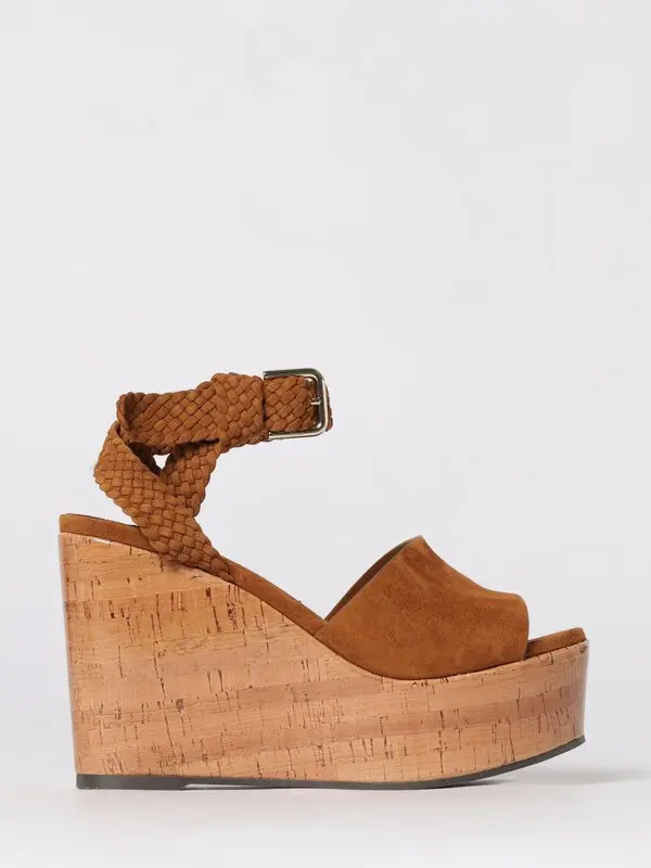 JIMMY CHOO Jori Suede Wedge Sandal