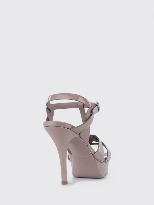 Saint Laurent Tribute Patent Leather Sandals