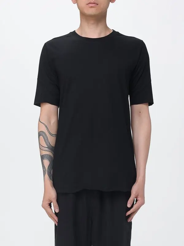 THOM KROM Cotton T-shirt With Contrast Stitching