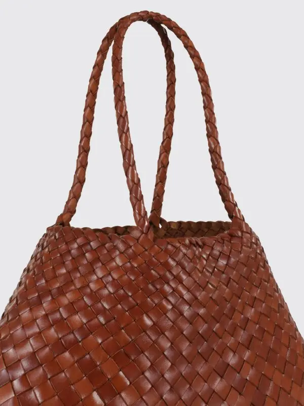Dragon Diffusion Santa Croce Big Woven Leather Bag