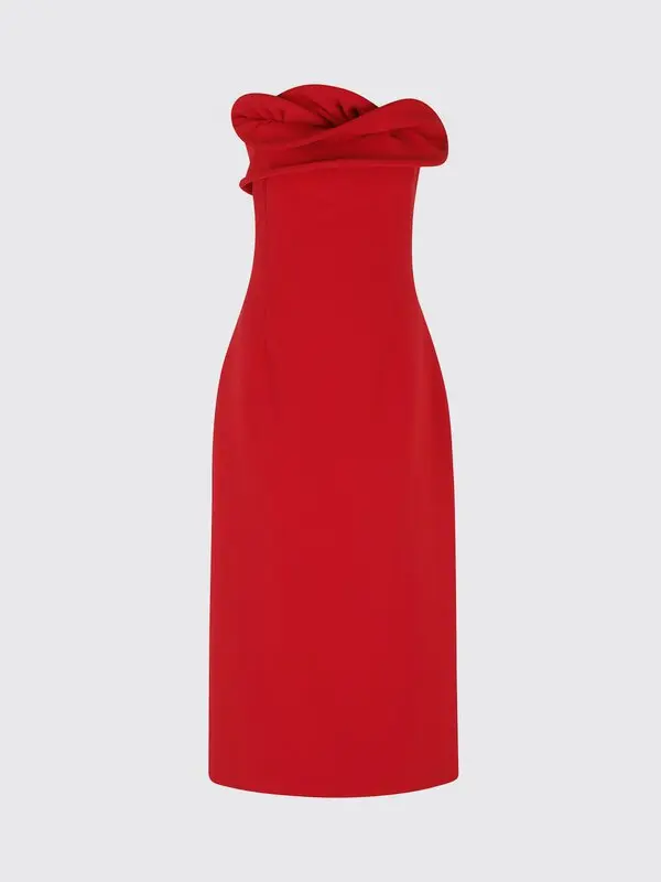 Magda Butrym Wool Blend Midi Dress
