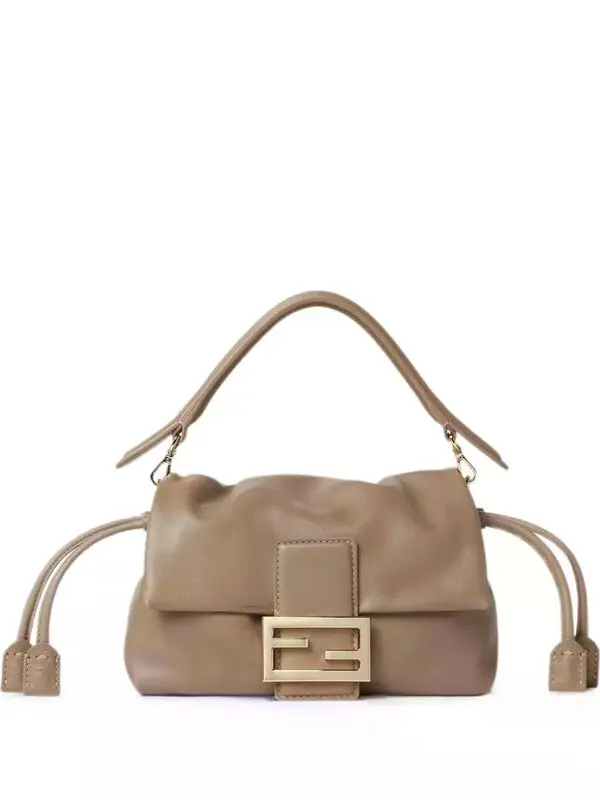 Fendi Baguette Soft Small Nappa Leather Mini-bag - Neutrals