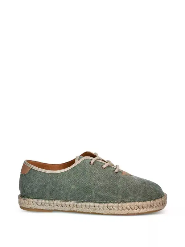 Fly London Lace-up Espadrilles - Green