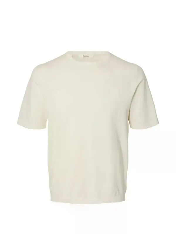 SELECTED Cotton Short-sleeve T-shirt