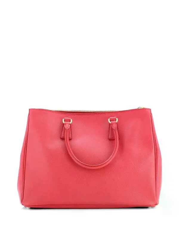 Prada Double Zip Lux Saffiano Leather Large Tote Bag