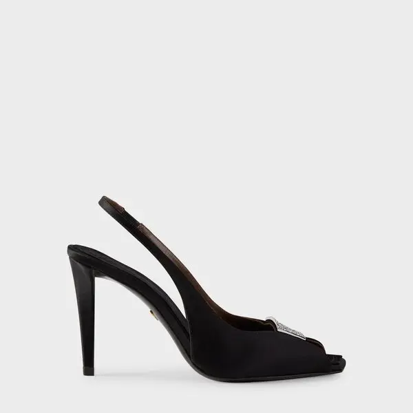 GIUSEPPE ZANOTTI La Nuit Slingback 90 - Black